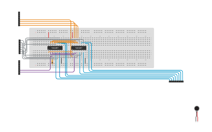 Circuit design RAM - Tinkercad