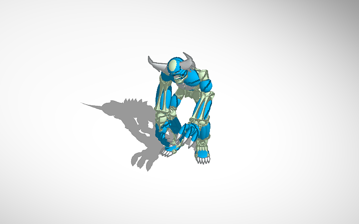 3D design Realistic Minecraft Warden - Tinkercad