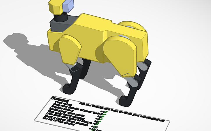 3D design SAMOCO SPT-II "Totally Not Spot" - Tinkercad