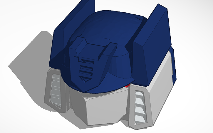 3D design Soundwave's Head but Better and wearable - Tinkercad