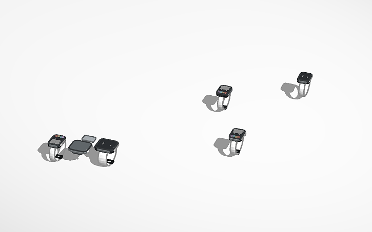 3D design Smart Watch - Tinkercad