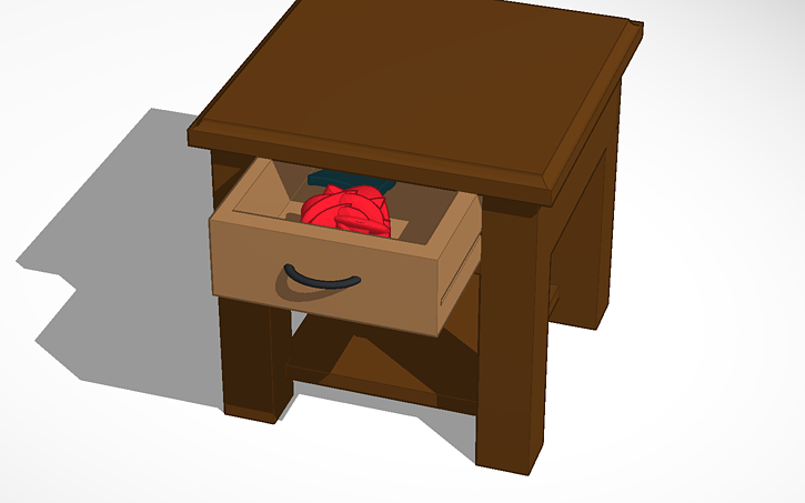3D design End Table - Tinkercad