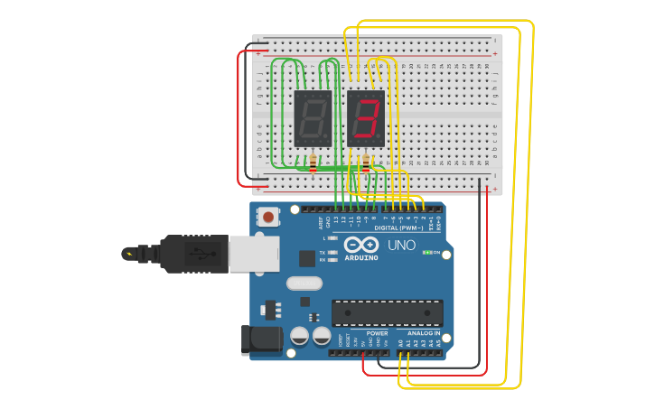 Circuit design 7C - Tinkercad