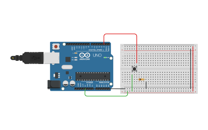 Circuit design 9c_State Change Detection for pushbuttons - Tinkercad
