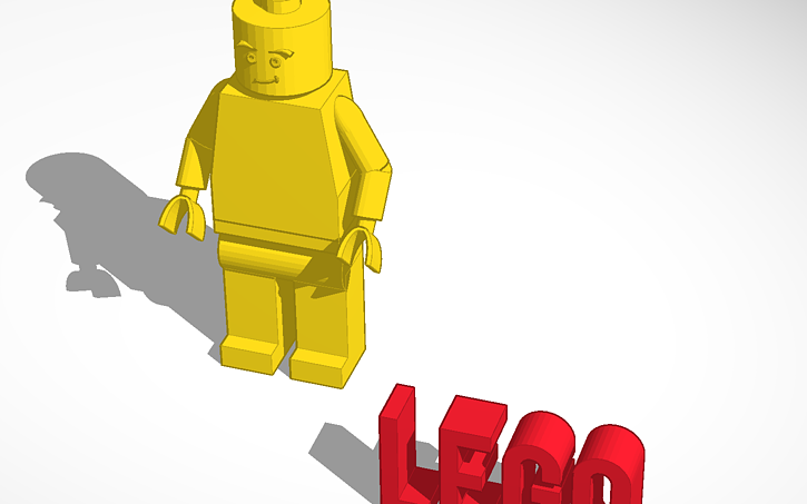 3D design Lego Man - Tinkercad