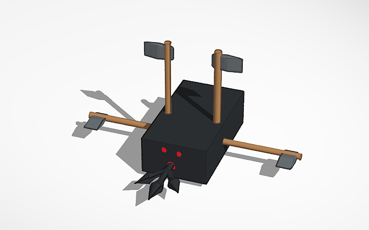 3D design Spider (Battlebot) - Tinkercad