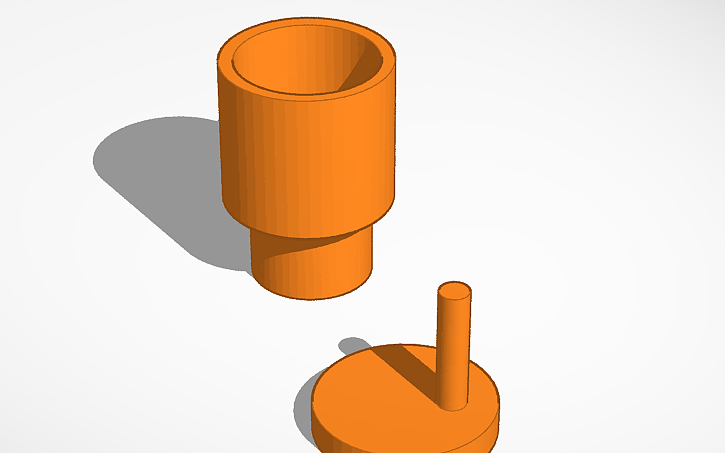 3D design MINI STANLEY WITH REMOVABLE LID - Tinkercad