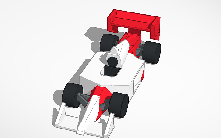 3D design F1 car - Tinkercad