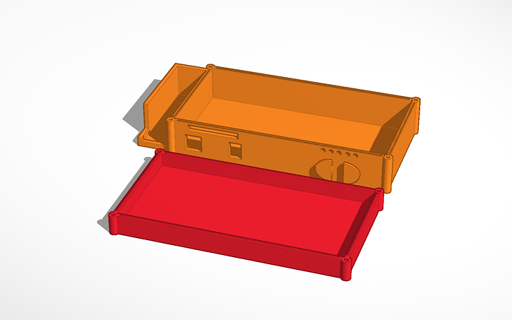 3D design Arduino Uno + Perfboard Case - Tinkercad