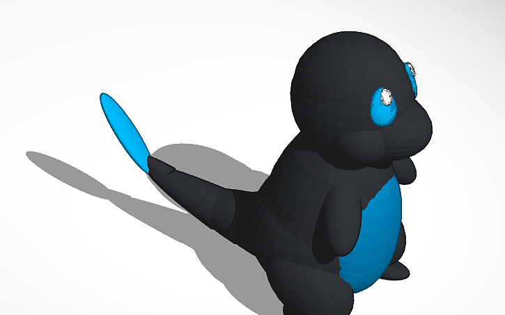 3D design Chamander shiny - Tinkercad
