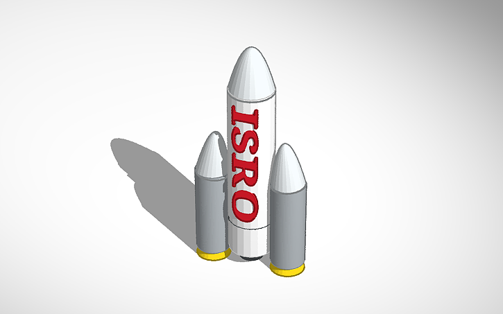 3D design ISRO ROCKS - Tinkercad