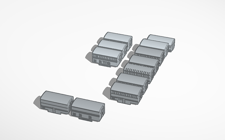 3D design Trackmaster Amtrak Superliner Pack - Tinkercad