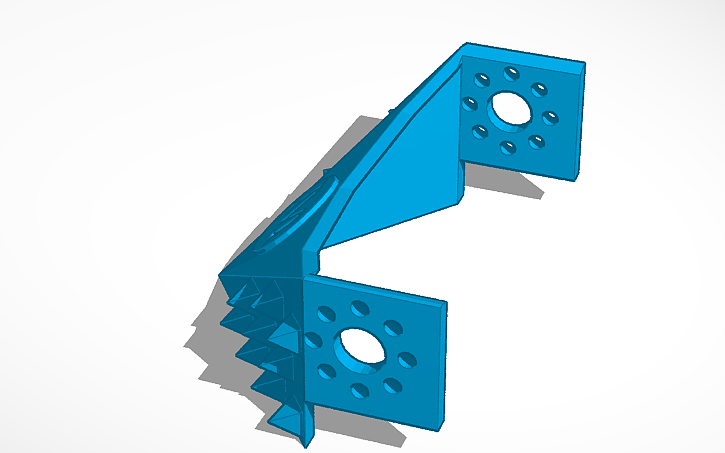 3D design MBot Bumper Apocalypse Front - Tinkercad