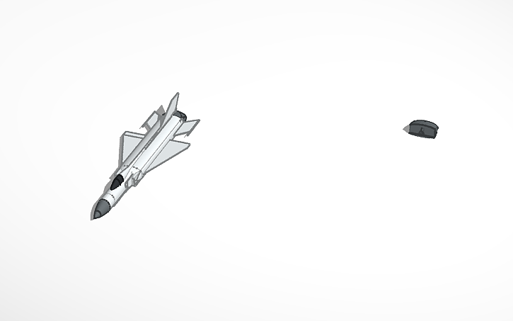 3D design J-8 Finback - Tinkercad