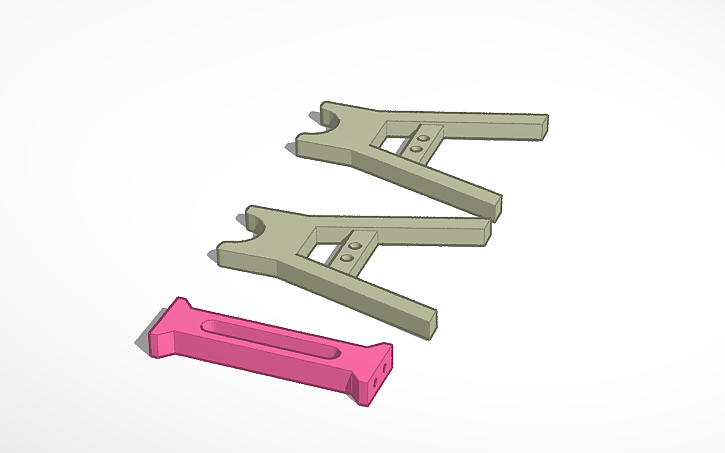 3D design RC Crawler Stand - Tinkercad