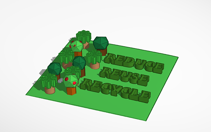 3D design Green Environment - Tinkercad