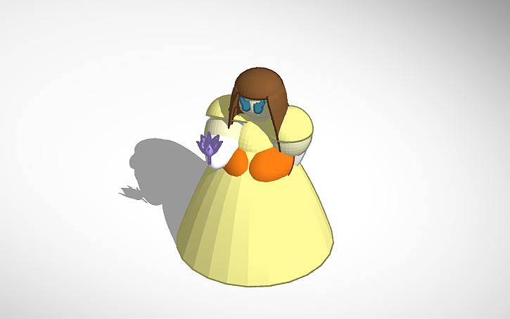 3D design Princess Dasiy - Tinkercad