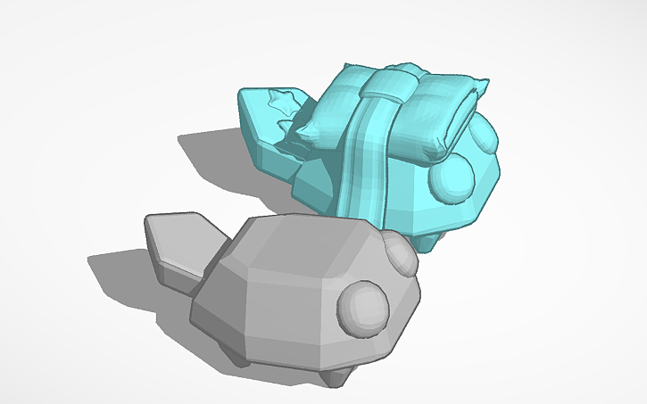 3D design Pebble + Star-Time Pebble Dandy's World - Tinkercad