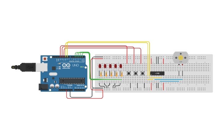 Circuit design FINAL SKILL PASSWORD 3 - Tinkercad