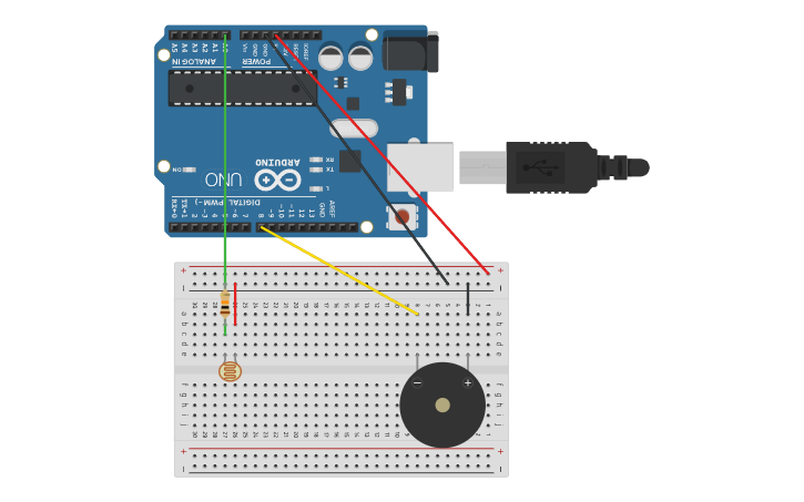 Circuit design practica 6 - Tinkercad