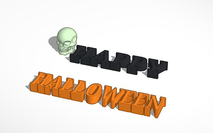 3D design halloween - Tinkercad