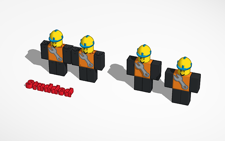 3D design Classic Builderman - Tinkercad