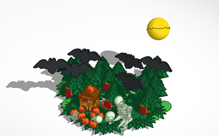 3D design Halloween！！！ - Tinkercad