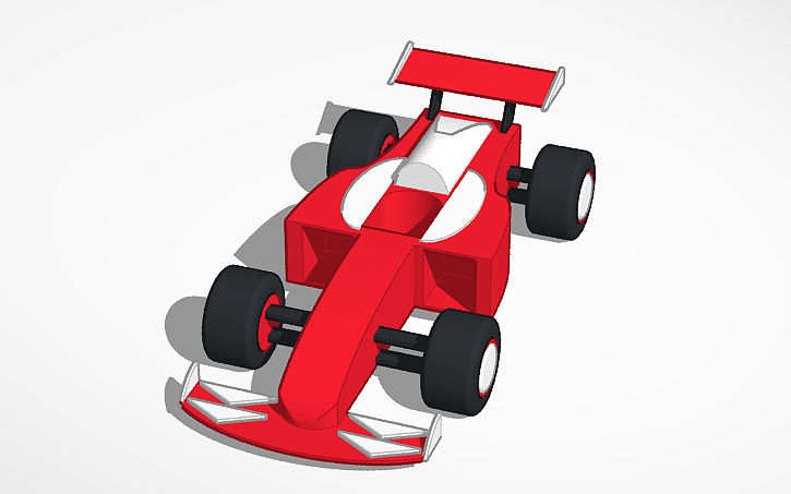 3D design Auto F1. - Tinkercad