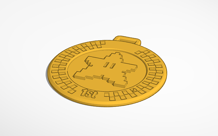 3D design mario kart medals - Tinkercad