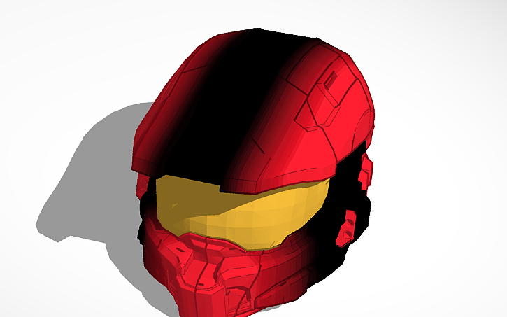 3D design My Gradient Halo Helmet - Tinkercad