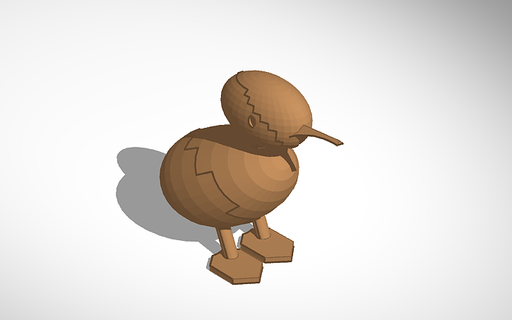 3D design Duck - Tinkercad