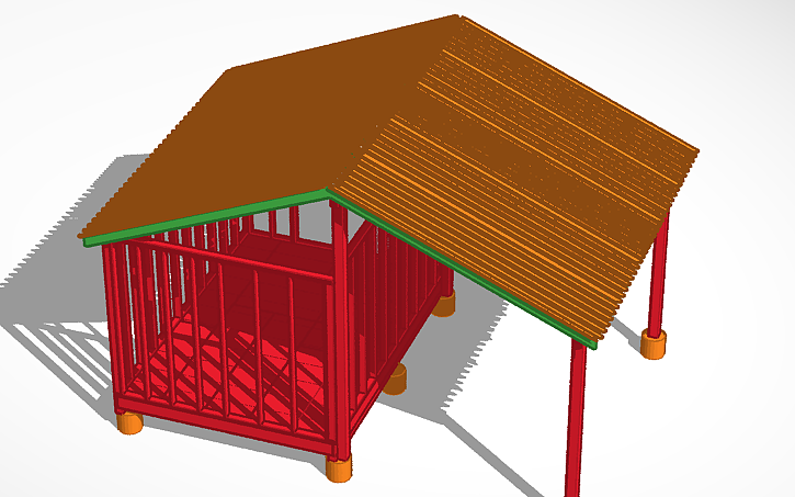 3D design Shed-1 - Tinkercad