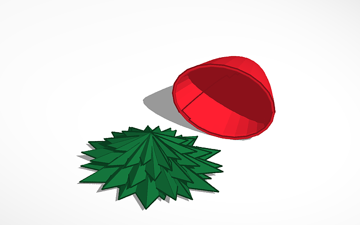 3D design strawberry - Tinkercad