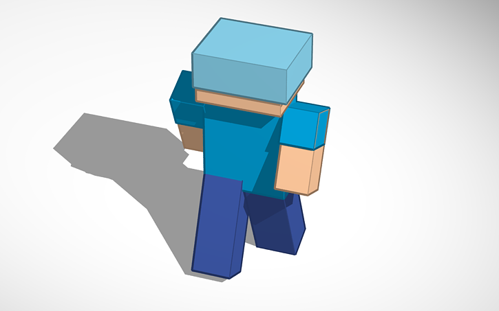 3d Design Derpy Steve Tinkercad