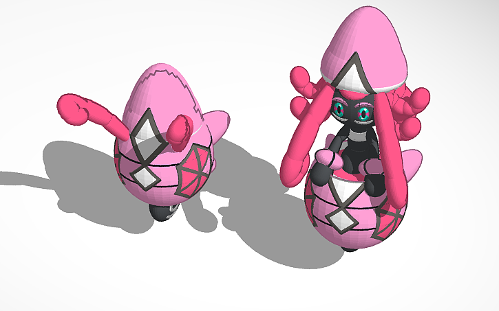3D design Tapu Lele - Tinkercad