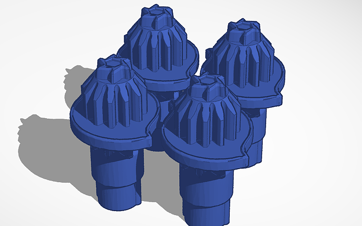 3D design Beyblade X Cyclone bit but better - Tinkercad