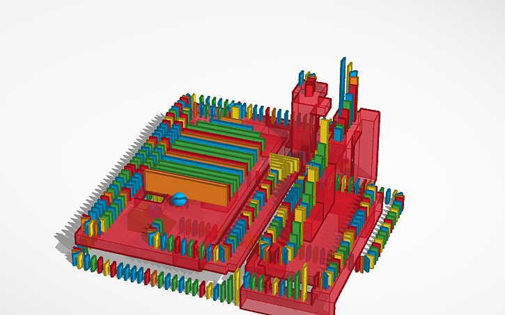 3D design supreme domino - Tinkercad
