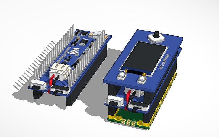 3D design UPS Module for Raspberry Pi Pico - Tinkercad