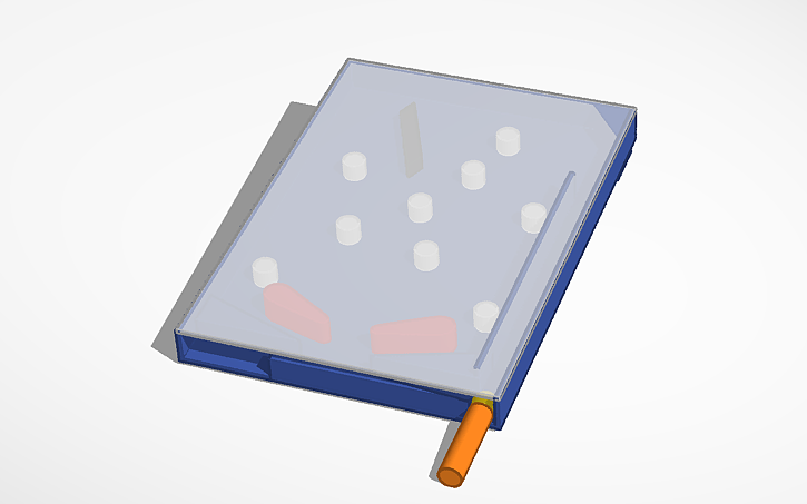 3D design pinball - Tinkercad
