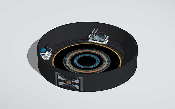3D design My Dream room(futuristic room) - Tinkercad