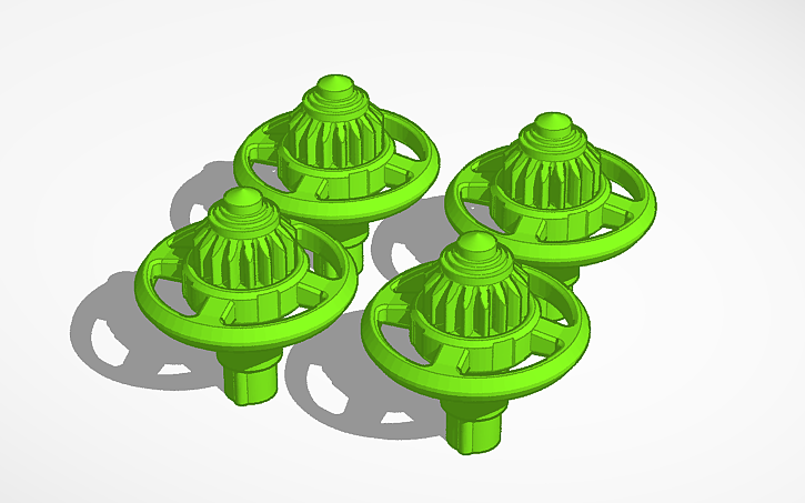 3D design Beyblade X Disc Spike bit - Tinkercad