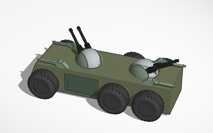 3D design Ground troop transportation - Tinkercad