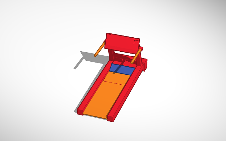 3D design treadmill - Tinkercad
