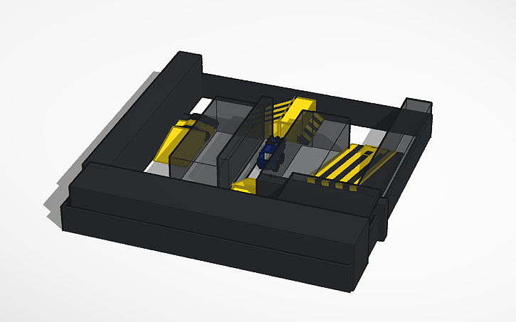 3D design LABERINTO MONSTER TRUCK - Tinkercad