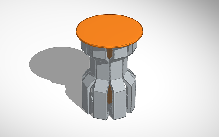 3D design stool - Tinkercad