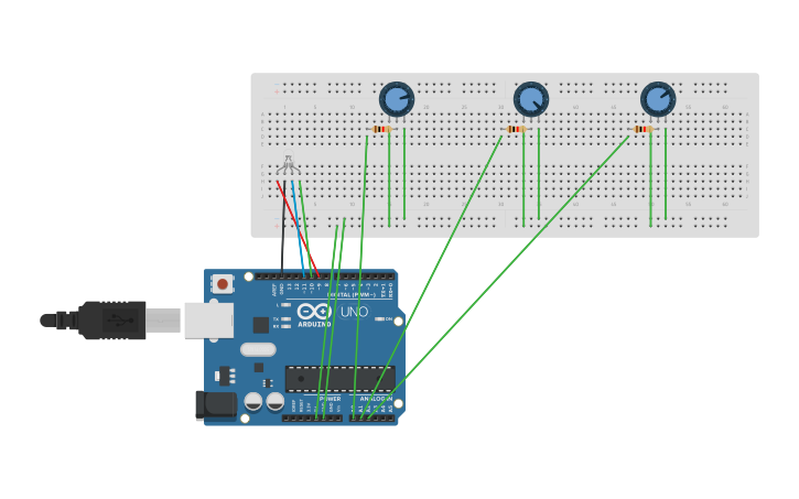 Circuit design Copy of Arduino Functions Practice - Tinkercad