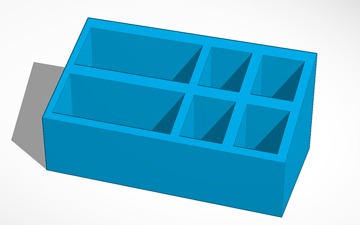 3D design Desk Organizer - Tinkercad