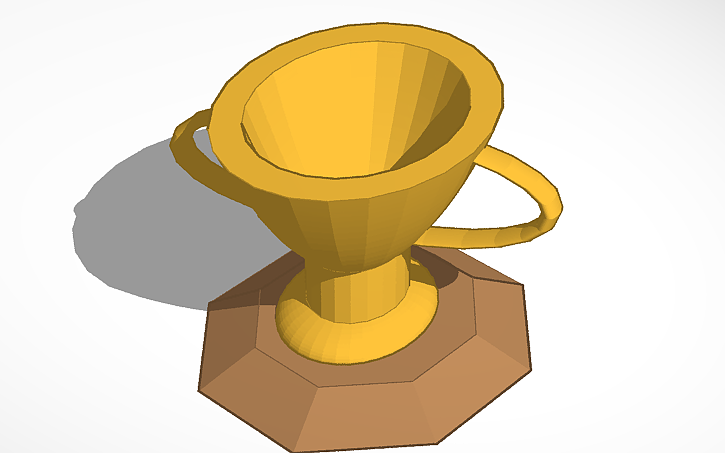 3D design Trophy - Tinkercad