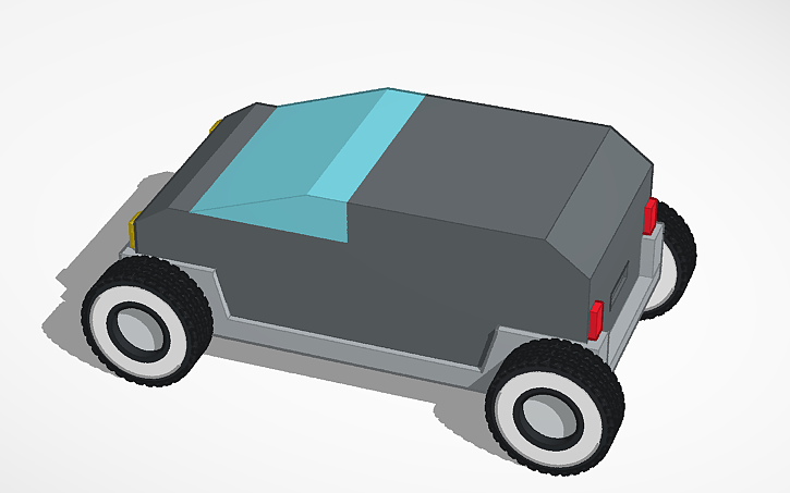 3D design Simple Car Design - Tinkercad