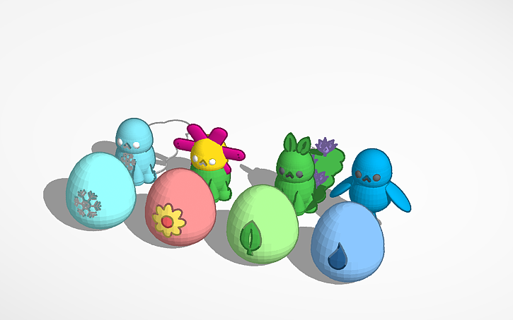3D design Copy of Spring Egg Challenge! - Tinkercad